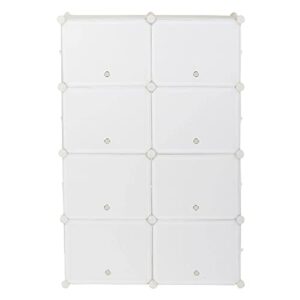 NA 7-Tier Portable 28 Pair Shoe Rack Organizer 14 Grids Tower Shelf Storage Cabinet Stand Expandable for Heels, Boots, Slippers, White