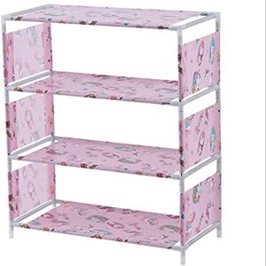 llibnn Shoe Rack,Non-Woven 4-Tier Dust-Proof Shoe Standing Storage Tall Shoe Organiser with Waterproof Fabric Tiers Simple Assembled,462254CM (Color : F) (Color : E)