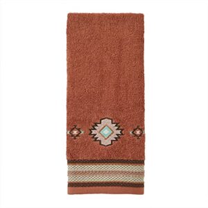 skl home southwest sunset hand towel, 15x26, rust