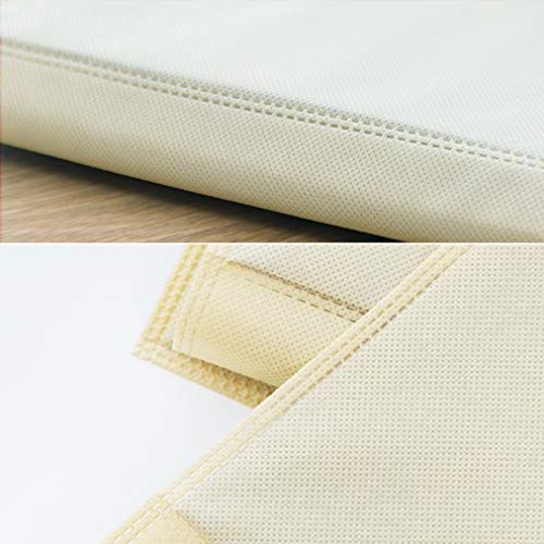 NewFerU Clothes Folder Flipfold Laundry T Shirt Folding Board Flip Fold Closet Storage Drawer Organizer Foldable Travel Space Saver Beige for Jean Sweater Blouse of Adult Kid Pack of 8 (Men)