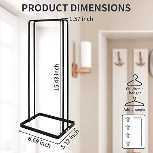 Tinfol Hanger Organizer Stacker, Hanger Stacker for Closet Laundry Room, Holds Up 55 Wire Clothes Hangers, Suitable for Laundry Room Hanger Storage, Organizes Adult or Child Hangers