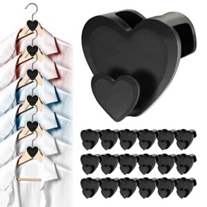 clothes hanger, 30pcs space saving clothes organizers hooks hanger connector hooks, clothes hanger hooks, triple closet space saver hooks