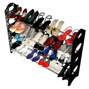 Concise Integration Shoe Rack (4-Tier 20-Pair)