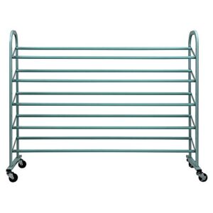 Oceanstar 5-Tier Metal, Turquoise Shoe Rack