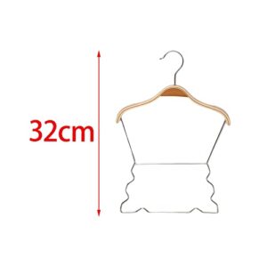 Leefasy Wire Body Shape Lingerie Display Bikini Clothes Hanging Rack Swimsuit Holder Dress Coat Swimwear Hangers for Drying Bedroom Collection Show , Height 32cm