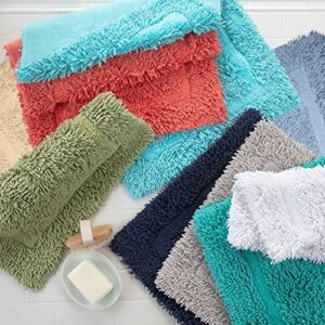 Martex Ringspun Soft Plush Absorbent Non Slip Bath Rug for Bathroom Machine