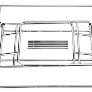 Only Garment Racks Commercial Grade Double Rail Rolling Clothing Rack, Heavy Duty - Designed with Solid"One Piece" Top Rails and Base. Heavy Gauge Steel Construction, Rack Weighs 39 Lbs.