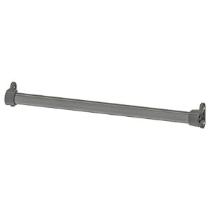 i-k-e-a komplement pax wardrobe clothes rail, dark gray 19 5/8 inches