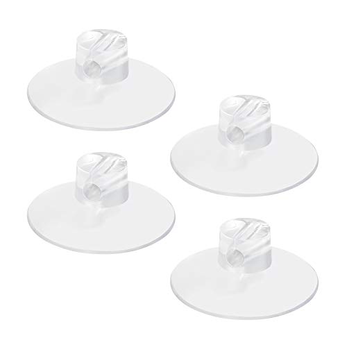 ChengFu 4 Pack Bathroom Shower Caddy Connectors Suction Cups, Heavy Strength Clear Suction Cups Compatible with Zenna Home, Simple Houseware, GeekDigg, Plumboss, Splash Home