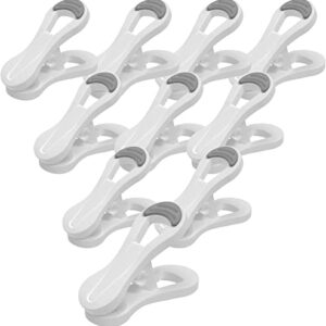 1InTheHome Multi-Purpose Hanger Clips Plastic (48 Count)