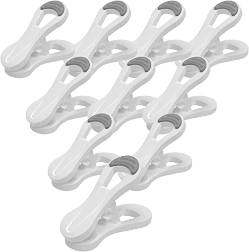 1InTheHome Multi-Purpose Hanger Clips Plastic (48 Count)