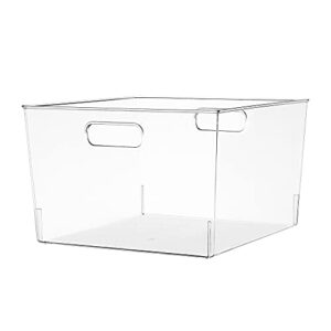 clear plastic storage organizer