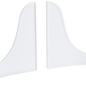 Prime-Line M 6086 Bath Tub Splash Guard, 9 in. x 10-3/4 in., Plastic, White