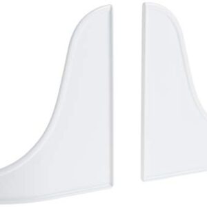 Prime-Line M 6086 Bath Tub Splash Guard, 9 in. x 10-3/4 in., Plastic, White