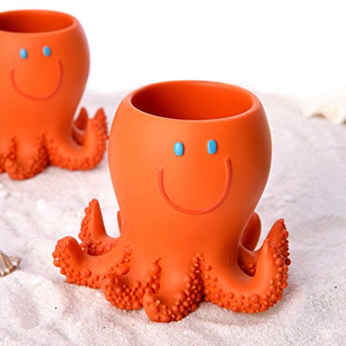 YIYIDA Cute Fish Shape Bathroom Collection Set 5pcs Resin Material Child Like Home Accessory Set