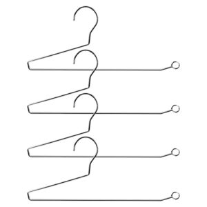 【4-pack】 waikas pants hangers,38cm, 304 stainless steel