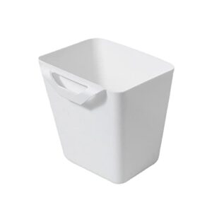 samfansar storage basket hanging mini desktop storage bin case white