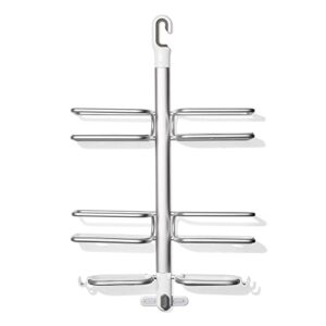 oxo good grips aluminum hose shower caddy - silver