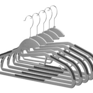 Whitmor Easy Slide Sure Grip Hangers-Set of 5, 6 Count