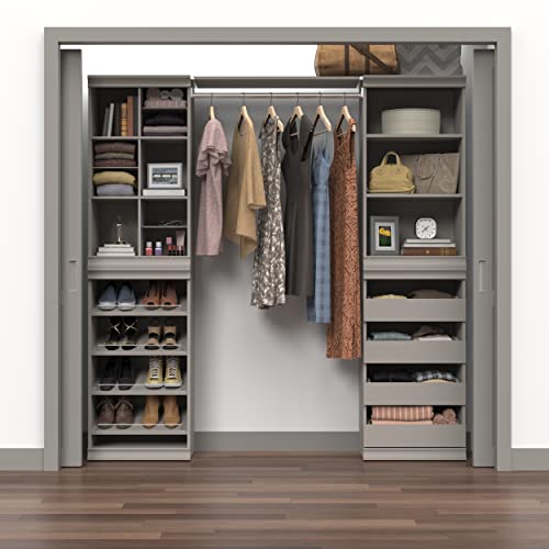 ClosetMaid 4609 Modular Storage Stackable Shoe Shelf Unit, Taupe