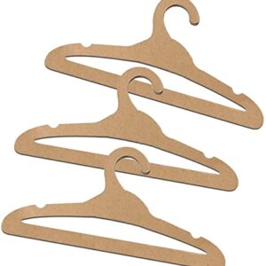 20 PCS Cardboard Hangers, Environmentally Friendly Recycled Paper Clothes Hangers for Adults (15.7x7.5in)