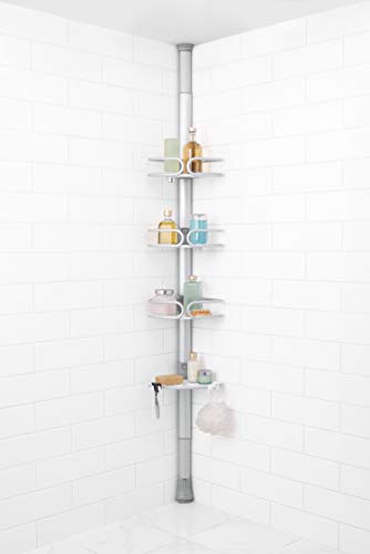 OXO Good Grips Quik-Extend Aluminum Pole Shower Caddy