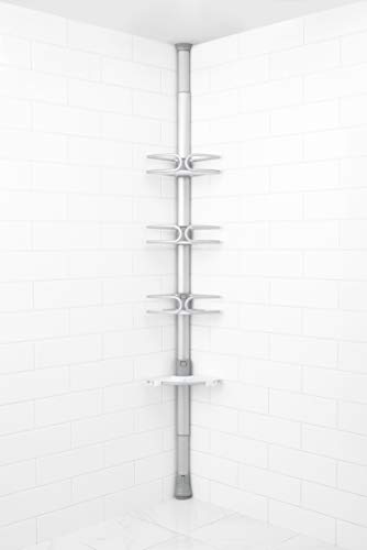 OXO Good Grips Quik-Extend Aluminum Pole Shower Caddy