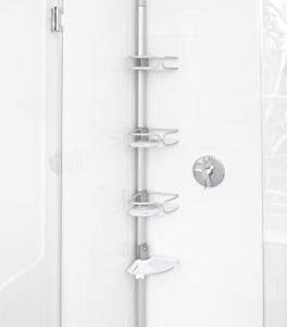 OXO Good Grips Quik-Extend Aluminum Pole Shower Caddy