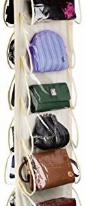 Hanging Shoe Organizer - 14 Pockets - The Clear Pockets Will Protect Your Shoes, Handbags or Purse and Enable You to Find Them Easily. Hang it in a Closet to Keep Your Closets Neat and Organized.