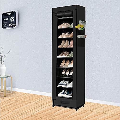 OYREL Shoe Rack, Sturdy Metal Shoe Rack Organizer,Narrow Shoe Rack,Shoe Racks for Closets,Shoes Rack,Shoe Stand,Shoe Shelf