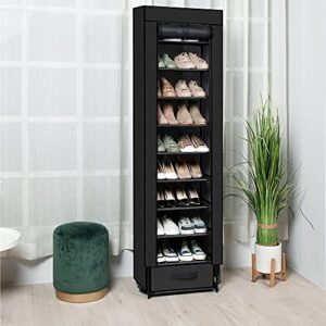 OYREL Shoe Rack, Sturdy Metal Shoe Rack Organizer,Narrow Shoe Rack,Shoe Racks for Closets,Shoes Rack,Shoe Stand,Shoe Shelf