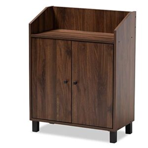 baxton studio shoe cabinets, one size, walnut