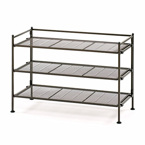 Berkley Jensen Heavy Duty 3-Tier Utility and Shoe Rack - Bronze 15909