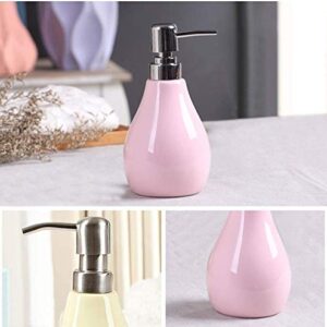 Soap Dispenser Refillable Hand Lotion Dispensers, Bathroom Accessory Set Ceramic Soap Dish Soap Dispenser Toothbrush Holder Glass Tumbler 5pcs Bathroom Accessories Set Home Furniture Set Bathroom Toil