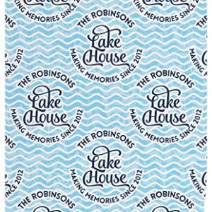 RNK Shops Lake House #2 Hand Towel - Full Print (Personalized)