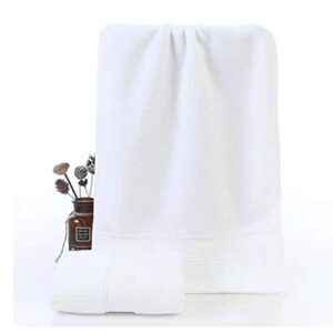 LRUUIDDE Bathroom Hand Towels 2 Set,100% Cotton Hand Towel for Bath, Hand, Face, Kitchen, Super Soft, Highly Absorbent, Machine Washable, Size 14" x 30" (White)…