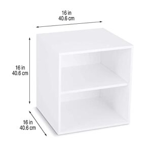 MICHAELS Bulk 6 Pack: Modular Cube with Shelf by Simply Tidy™