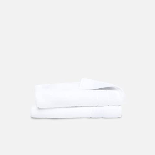 Brooklinen Hand Towel, Luxury Cotton Super-Plush Spa in White - Set of 2