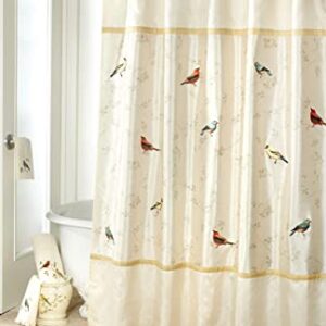 Avanti Linens - Hand Towel, Soft & Absorbent Cotton (Gilded Birds Collection), Ivory