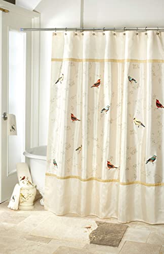 Avanti Linens - Hand Towel, Soft & Absorbent Cotton (Gilded Birds Collection), Ivory