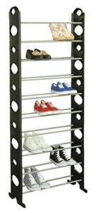 sunbeam sr10744 shoe rack, black