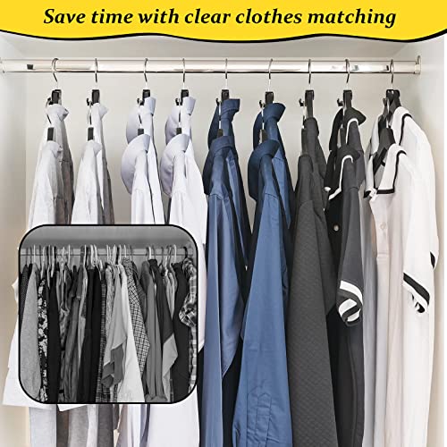 36 Pcs Clothes Hanger Connector Hooks - Space Saving Hanger Extender to Create Up 3X More Closet Space, Cascade Hanger Hooks for Heavy Duty Organizer Closet Fits All Hangers