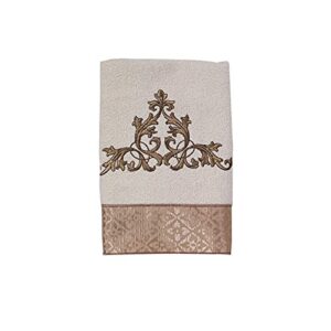 avanti linens monaco hand towel, ivory