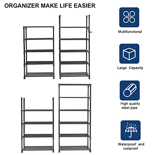 Mavivegue Shoe Rack, 8 Tier Large Shoe Rack Organizer Shoe Rack 10 Tier Shoe Rack,Shoe Stand