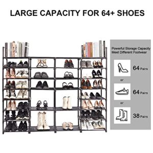 Mavivegue Shoe Rack, 8 Tier Large Shoe Rack Organizer Shoe Rack 10 Tier Shoe Rack,Shoe Stand