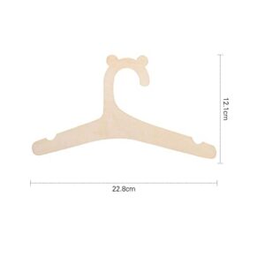 5/10 Pcs Baby Creative Hanger Rack Baby Wooden Clothes Hanger Home Girls Princess Room Nursery Decor(10pcs)