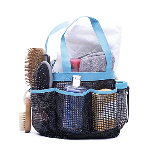 Arkad BauningTREE Shower Caddy Toiletry Mesh Bag and Hand Towel. Holds Your Bathroom Items Shampoo, Soap, Towels, Brushes. Perfect for College Dorm, Gyms, Spa, Camping & More