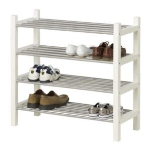 IKEA TJUSIG - Shoe rack, white - 79 cm