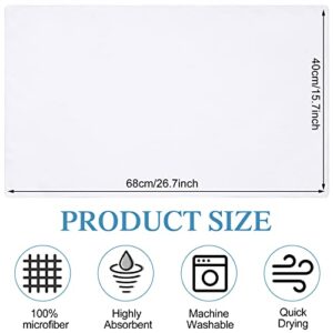 Moukeren 72 Pack Hand Towels,16 x 27 Inch Salon Towels Spa Towels for Facial Barber Towels Bleach Proof Towels Bulk for Gym, Spa, Hotel, Kitchen (White)