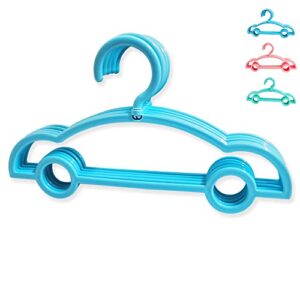 mzlatieo kids hangers plastic 20 pack, non slip baby hangers, children’s hangers for closet (blue)